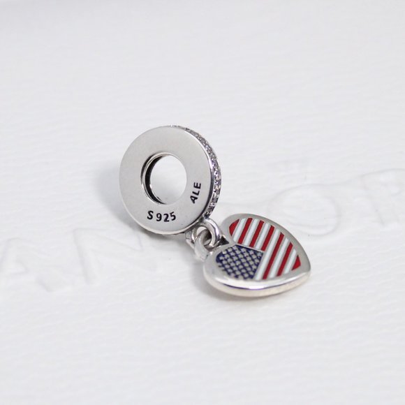 Pandora | Jewelry | Pandora I Love Usa Exclusive Charm | Poshmark